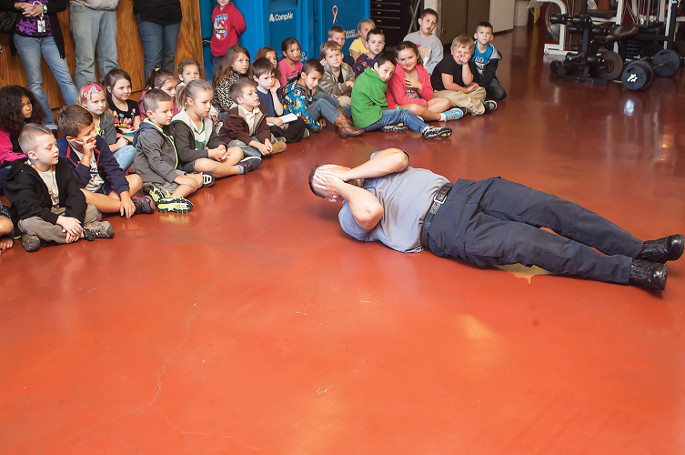Unaka first-graders visit fire station for a first-hand lesson on fire ...