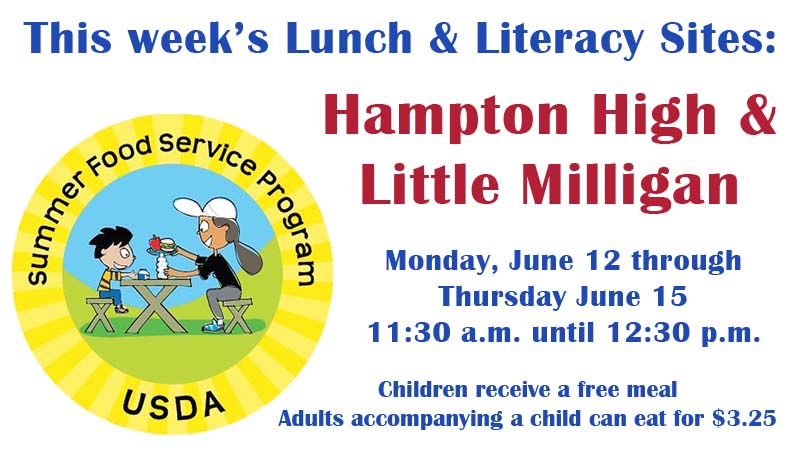 Lunch & Literacy Program heads to Hampton, Little Milligan - www ...