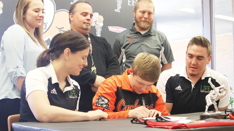 EHS's Brown signs with Life University - www.elizabethton.com | www ...