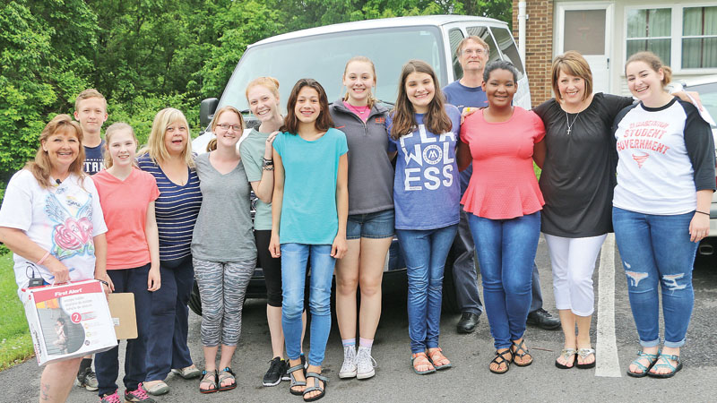 Mission accomplished: Grindstaff, volunteers deliver 130 ladders to ...