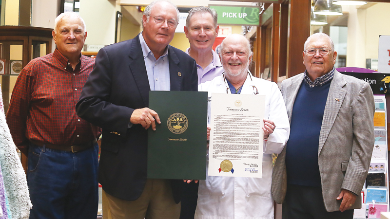 In remembrance of Harold Lingerfelt: Senator Crowe presents ...