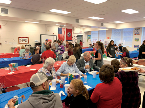 Unaka Elementary provides a Veterans Day meal for Veterans and their ...