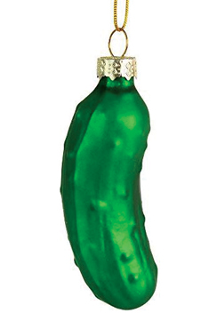 Pickle ornaments on a Christmas tree hold special meaning - www ...