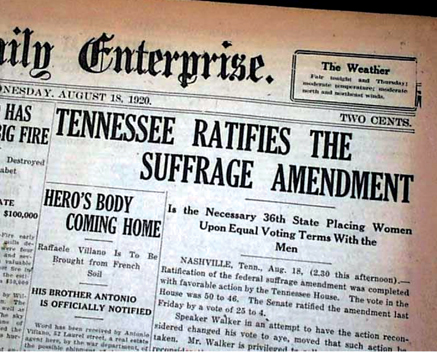 The 19th Amendment celebrates its centennial | Elizabethton Star