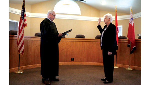 Marking a historical event… Murray-Smith sworn in as first female ...