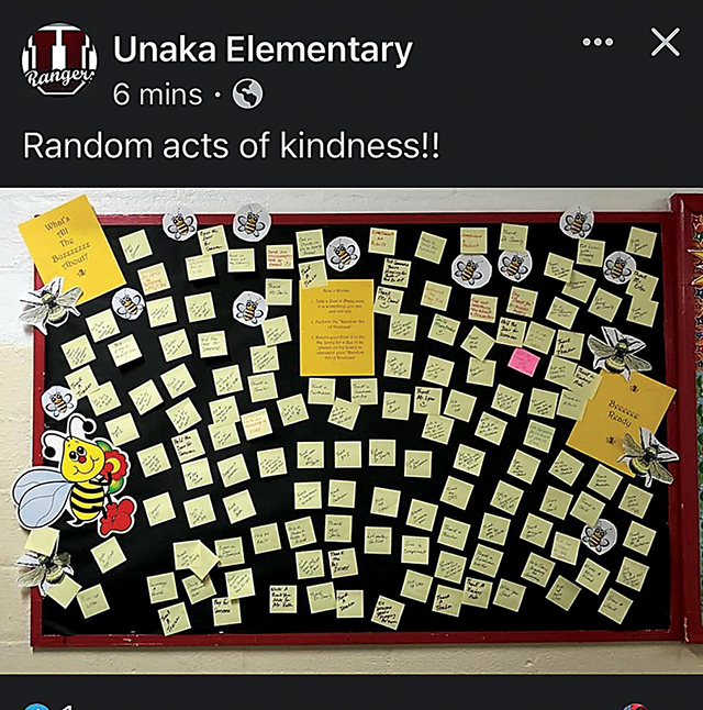 Unaka Elementary celebrates Random Acts of Kindness Day | Elizabethton Star