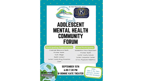 Carter County Schools hosts Community Adolescent Mental Health Forum ...