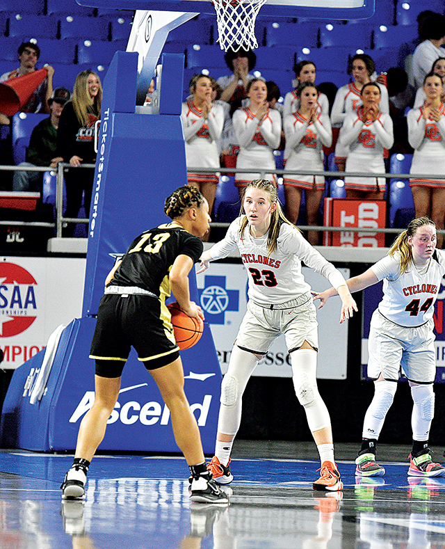 Lady Cyclones send Lady Trojans sailing, advance to state semifinal ...