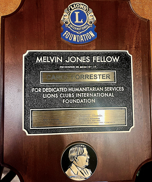 Lions Club presents Melvin Jones Fellow award | Elizabethton Star
