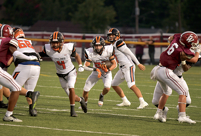 Cyclones out-muscle Trojans in rain-shortened contest - www ...