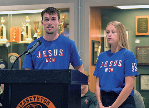 Texas Rangers' Evan Carter’s 'JESUS WON' t-shirt sales yield $70K in ...