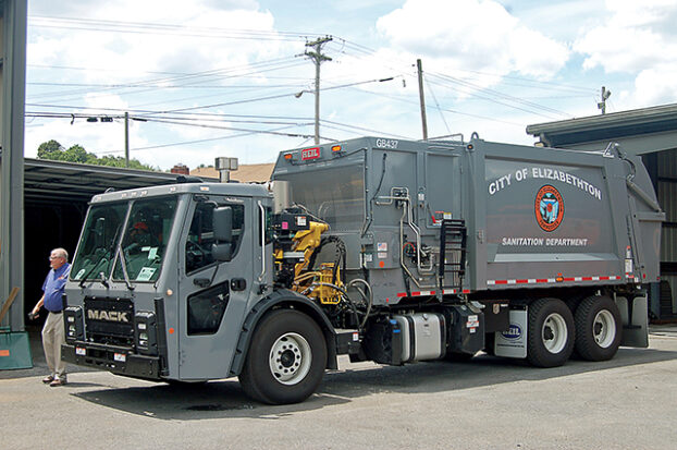 Elizabethton Sanitation Department unveils automated garbage truck ...