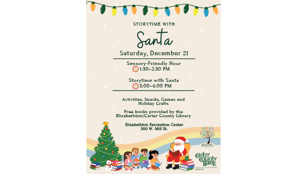 City of Elizabethton Parks and Recreation announces Storytime with ...